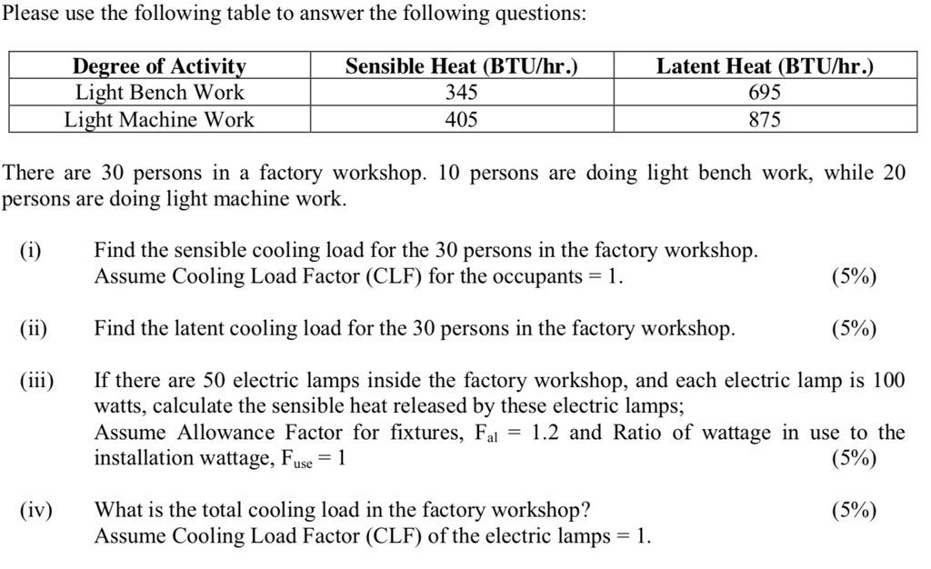 SOLVED: Please use the following table to answer the following ...