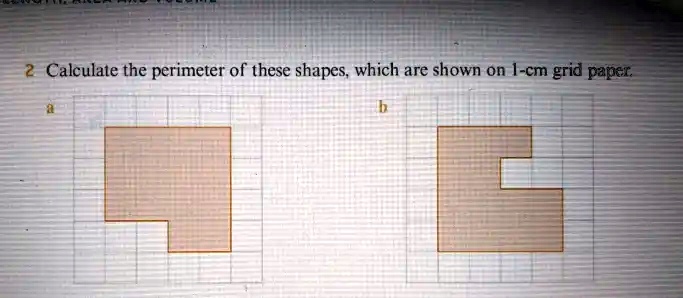 SOLVED: Calculate the perimeter of these shapes, which are shown on I ...
