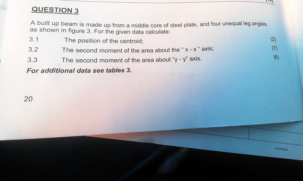 SOLVED: please help QUESTION 3 as shown in figure 3. For the given data ...