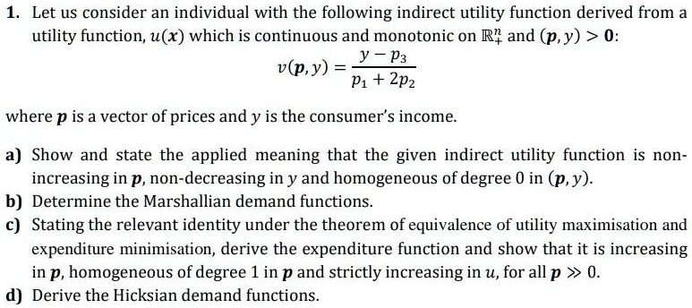 SOLVED: Show working and write explanations Let us consider an individual with the following ...