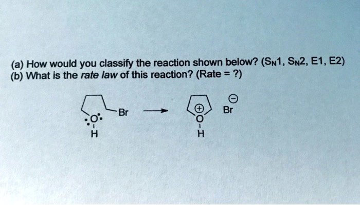 (a) How would you classify the reaction shown below? … - SolvedLib
