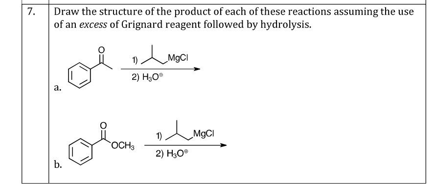 SOLVED: Draw the structure of the product of each of these reactions ...