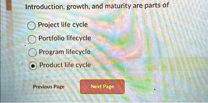 Introduction, growth, and maturity are parts of Project life cycle ...