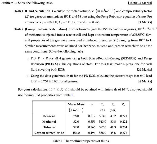 SOLVED: Texts: Problem 1: Solve the following tasks: [Total: 35 Marks] Task 1 [Hand calculation ...