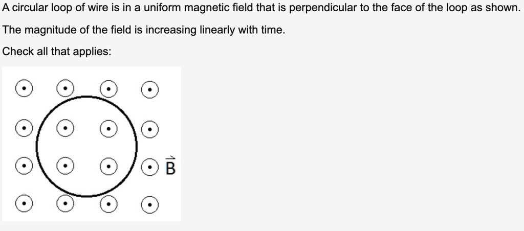 SOLVED: What is the direction of induced magnetic field (in or out)? What is the direction of ...