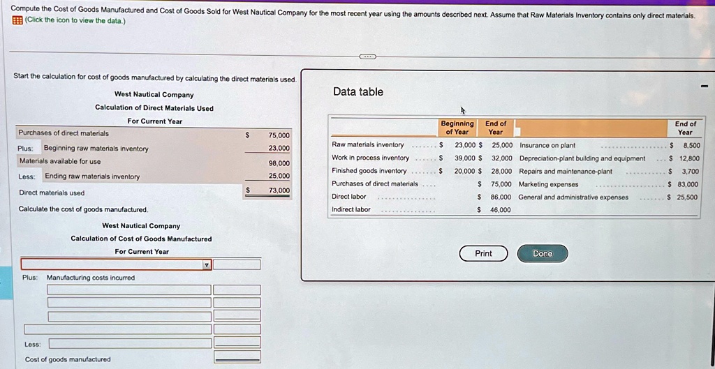VIDEO solution: (Click the icon to view the data.) Start the ...