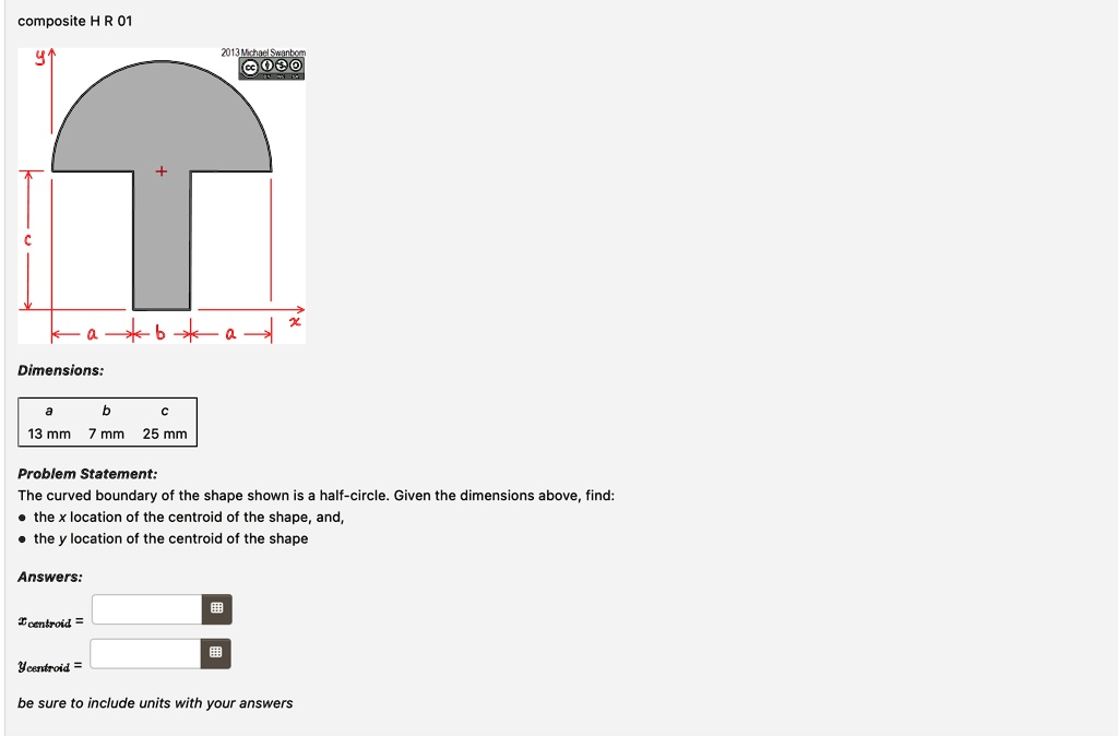 composite HR 01 y? C 2013 Michael Swanbom C00 x a a Dimensions: a b c 13 mm 7 mm 25 mm Problem ...