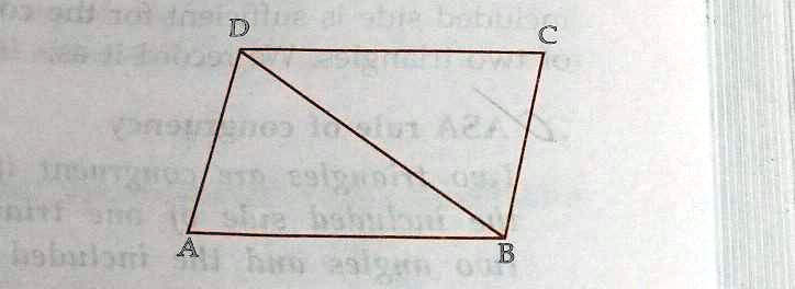 SOLVED: 'In the adjoining figure , AB= DC and AB parallel DC .prove that: Ad= BC.answer the ...