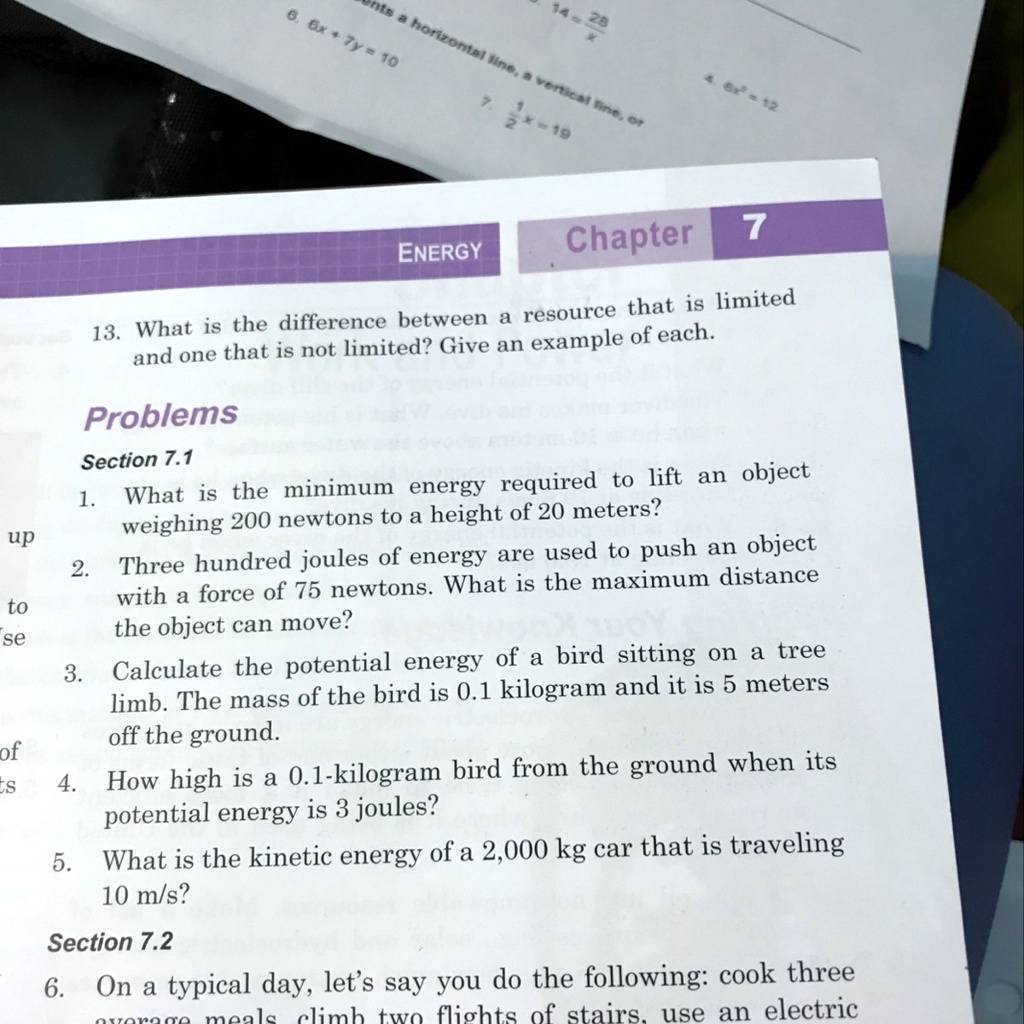 SOLVED: 'how high is a 0.1 kilogram bird from the ground when its ...