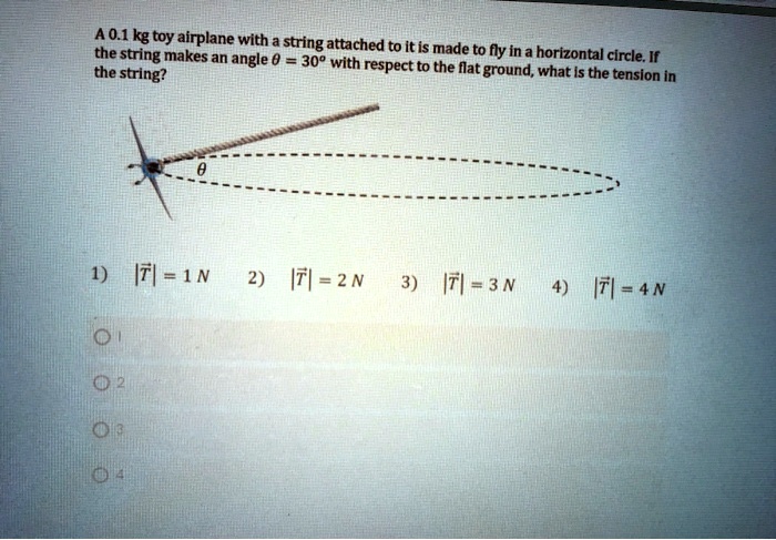 ao1kg toy airplane with a string attached to it is the string makes an ...
