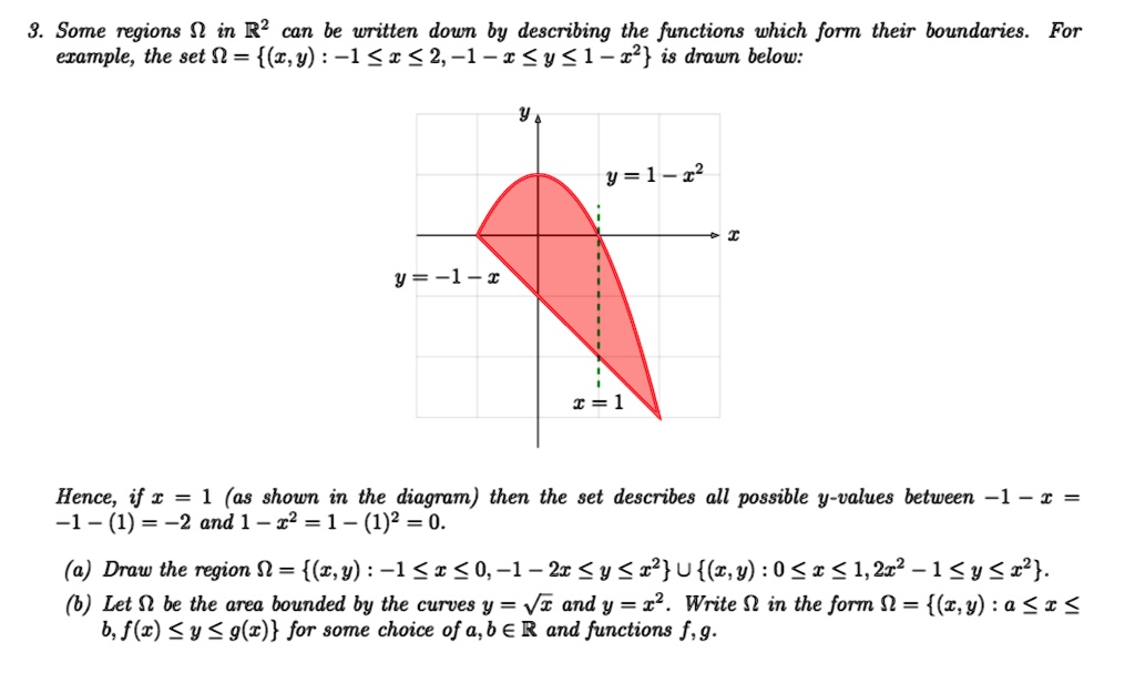 SOLVED:Some regions 0 in R? can be written down by describing the ...