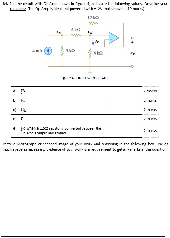use ltspice or tinkecad to create the circuit shown in the picture b4 for the circuit with op ...