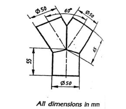 All dimensions in mm