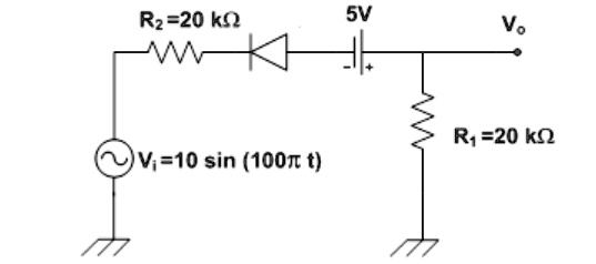 SOLVED: For the circuit shown in Fig : 1- Using constant voltage-drop ...