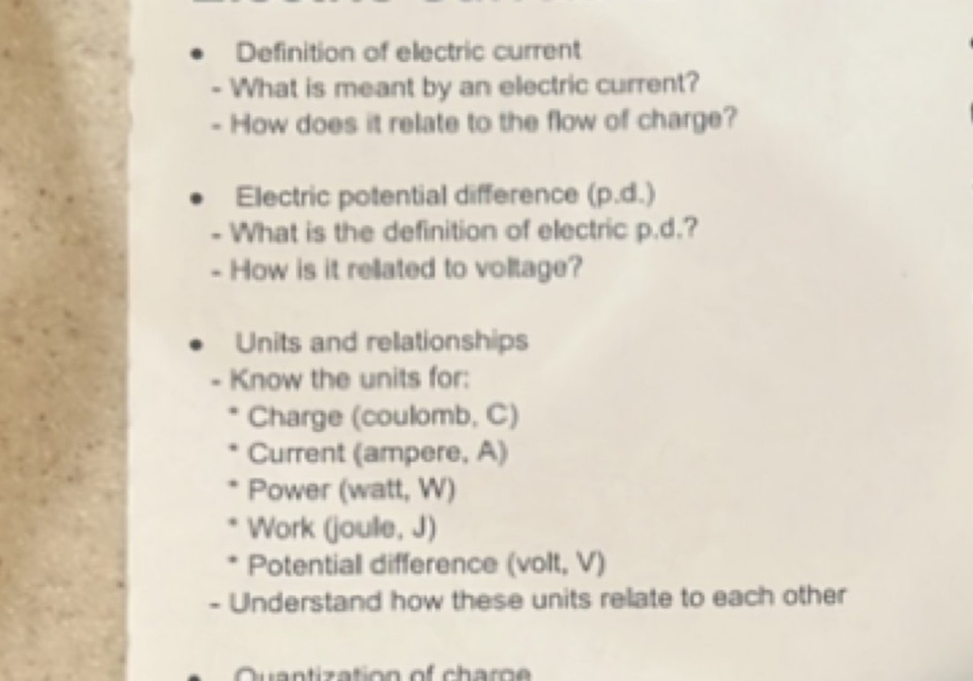 - Definition of electric current - What is meant by an electric current ...