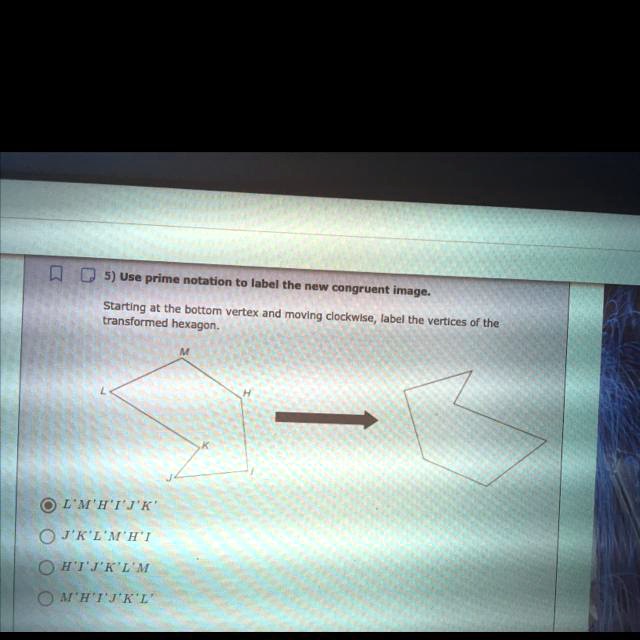 SOLVED: 'Help me with the math promblem plz 5) Use prime notation to ...