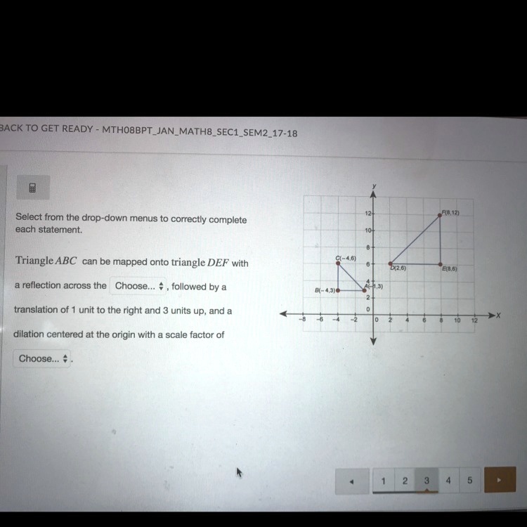 Solved Select The Drop Down Menus To Correctly Complete Each Statement Please Help The 