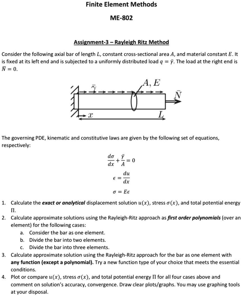 Solved Texts Subject Name Finite Element Methods Finite Element Methods Me 802 Assignment 3 7961