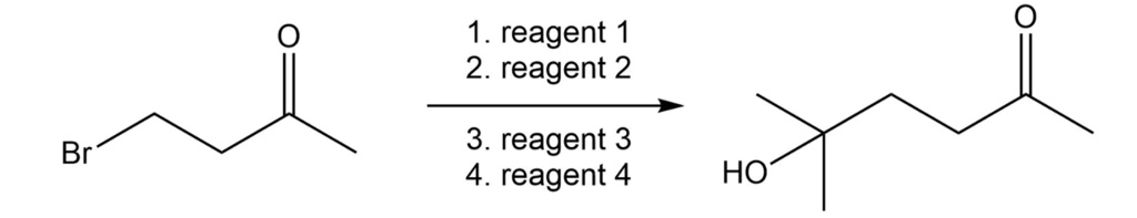 SOLVED: Devise a 4-step synthesis of the product from the starting ...