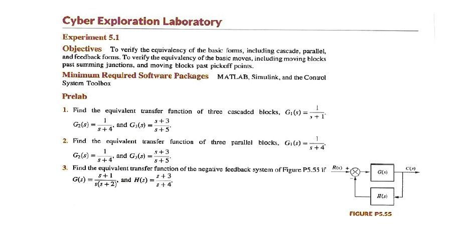 SOLVED: Cyber Exploration Laboratory Experiment 5.1 Objectives To verify the equivalency of the ...