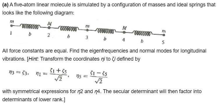 SOLVED: Classical Mechanics 3rd Ed by Goldstein, Chapter 6, Exercise No ...