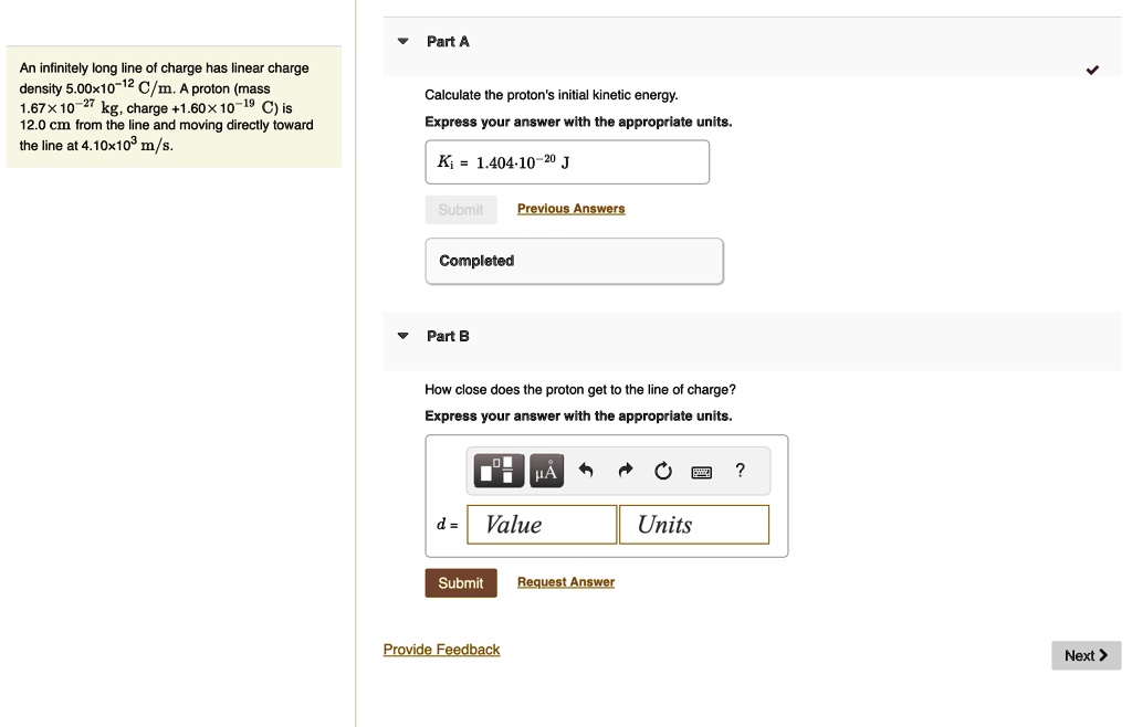 SOLVED: Please help with part B only, I would like it if it is correct. Part A An infinitely ...