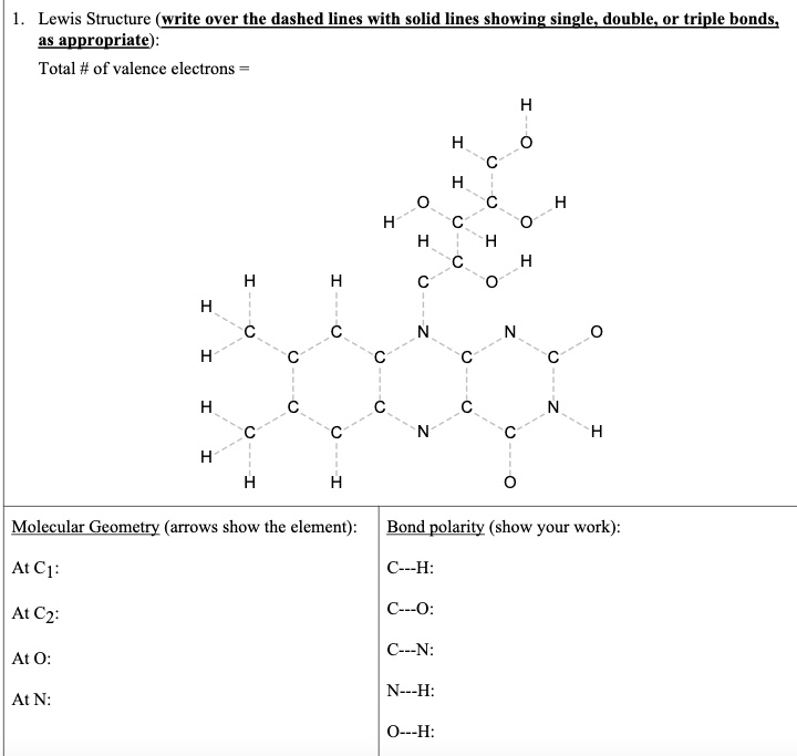 SOLVED: Please answer clearly especially for the lewis structure ...