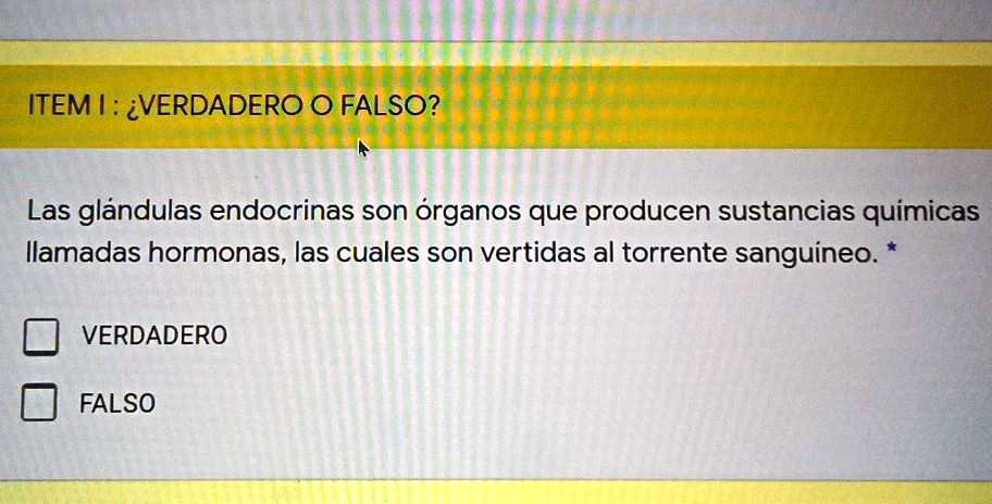 SOLVED: Saben cual es la respuesta correcta ITEM | : iVERDADERO O FALSO ... SOLVED: Saben cual es la respuesta correcta ITEM | : iVERDADERO O FALSO ...