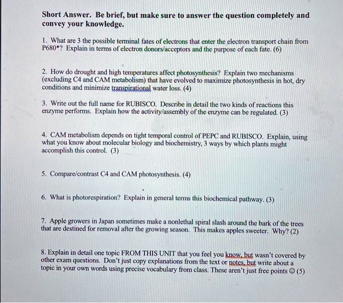 SOLVED: What are the possible terminal fates of electrons that enter ...