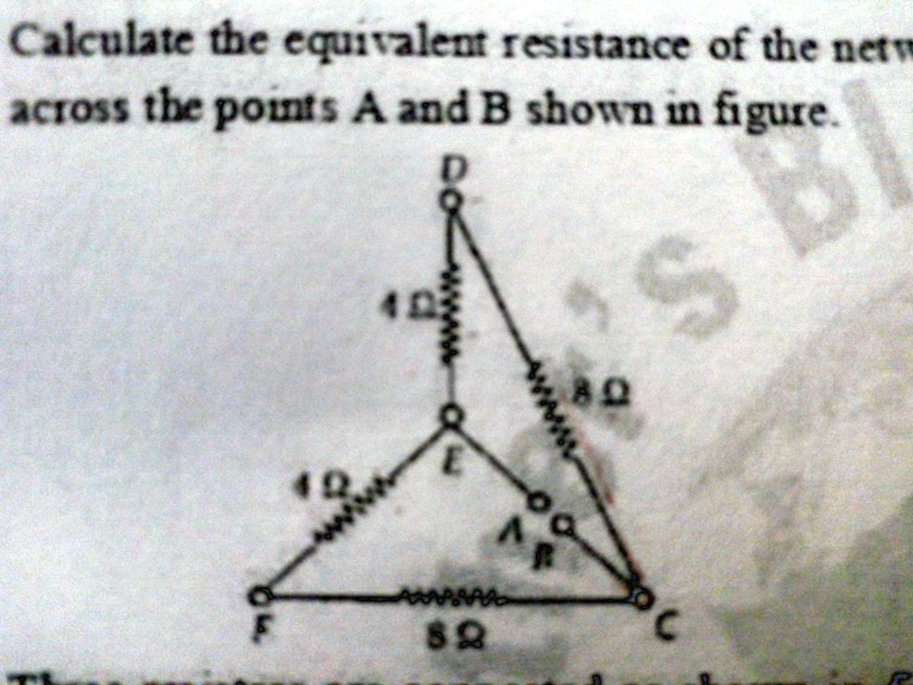 VIDEO solution: 'Calculate the equivalent resistance of the network ...