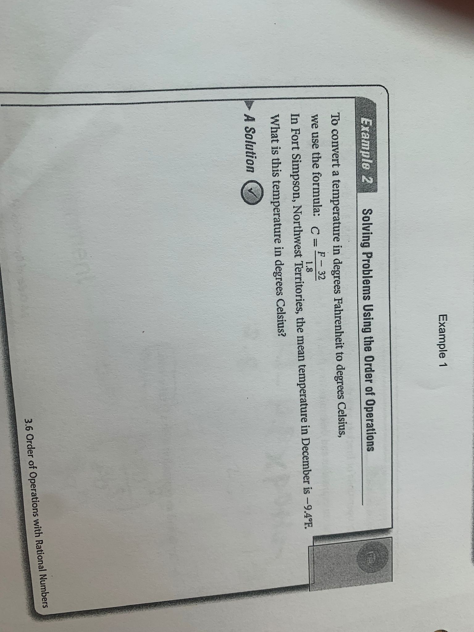 SOLVED: Example 1 Frewplo 2 Solving Problems Using the Order of ...