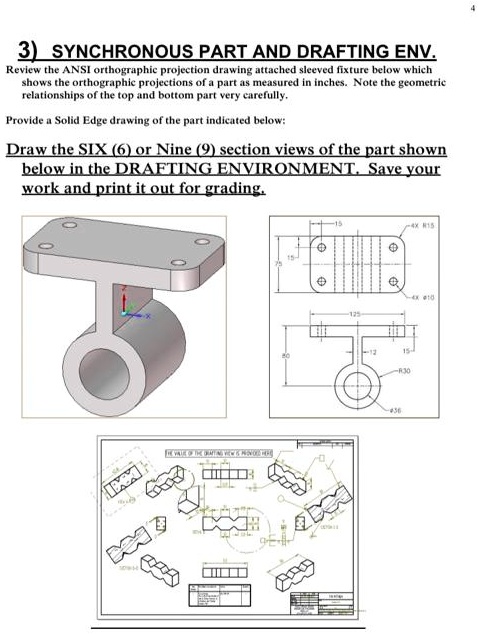 3synchronous partand drafting env review the ansi orthographic ...