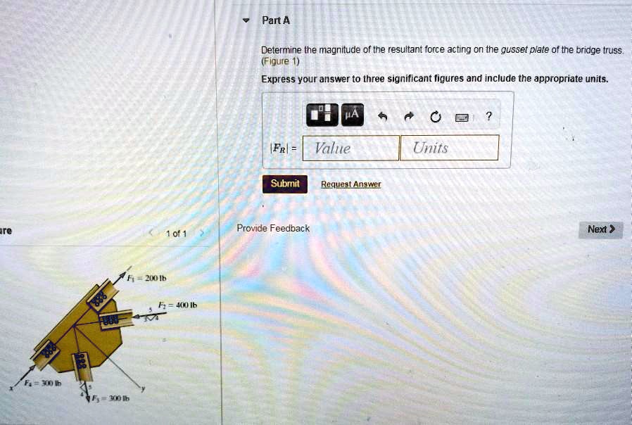 part a determine the magnitude of tne resultant force acting on the ...