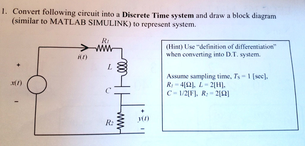 Solved Similar To Matlab Simulink To Represent System Ri Hintusedefinition Of 