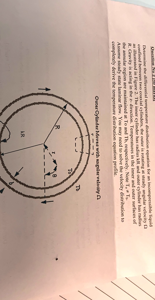 Question No 2 150 MARKS Determine the differential temperature distribution equation for an ...