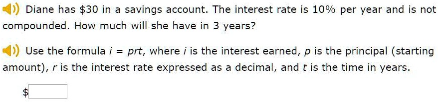 SOLVED: 'Correct answers only! Use the formula i = prt, where i is the ...