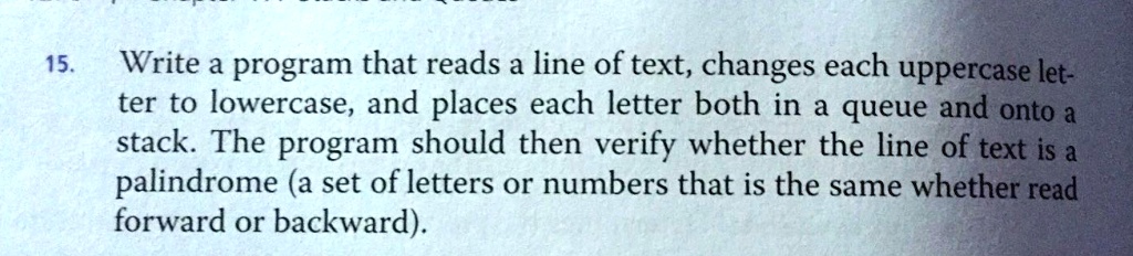 VIDEO solution: Program to be done in C++. Any and all help appreciated ...