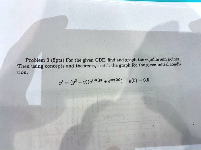 SOLVED: Problem 3 (Spts) For the given ODE, find and graph the ... SOLVED: Problem 3 (Spts) For the given ODE, find and graph the ...