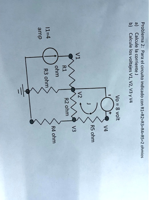 SOLVED: a) Calculate the current J b) Calculate the voltages v1, v2, v3 ... SOLVED: a) Calculate the current J b) Calculate the voltages v1, v2, v3 ...