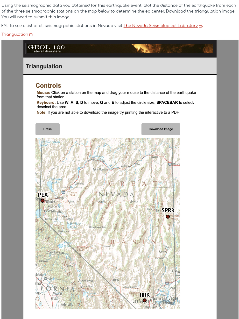 SOLVED: Using the seismographic data you obtained for this earthquake ...