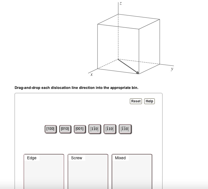 SOLVED: Suppose Burgers vector in a particular sample with an FCC unit ...