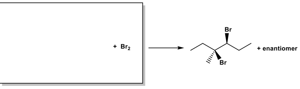 SOLVED: • complete the reaction by providing reactant • draw a ...