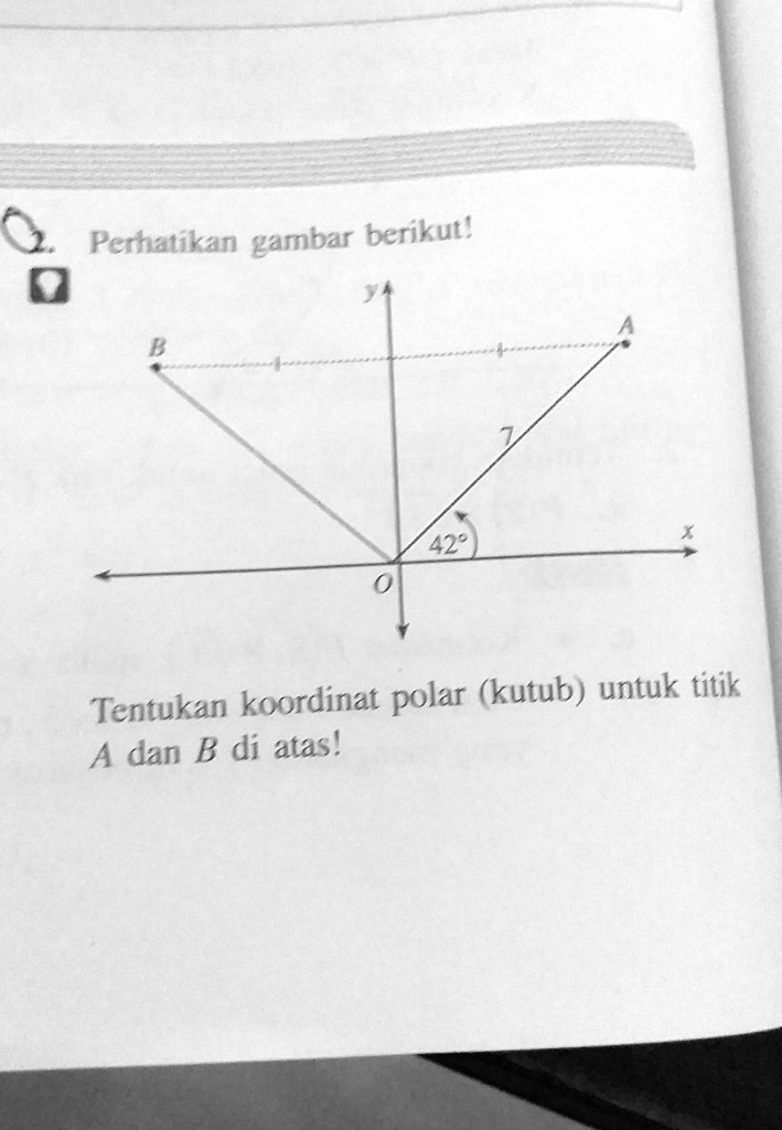 SOLVED: Tentukan koordinat polar (kutub) untuk titik A dan B di atas ... SOLVED: Tentukan koordinat polar (kutub) untuk titik A dan B di atas ...