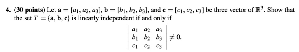 VIDEO solution: Let a = [a1, a2, a3], b = [b1, b2, b3], and c = [C1, C2 ...