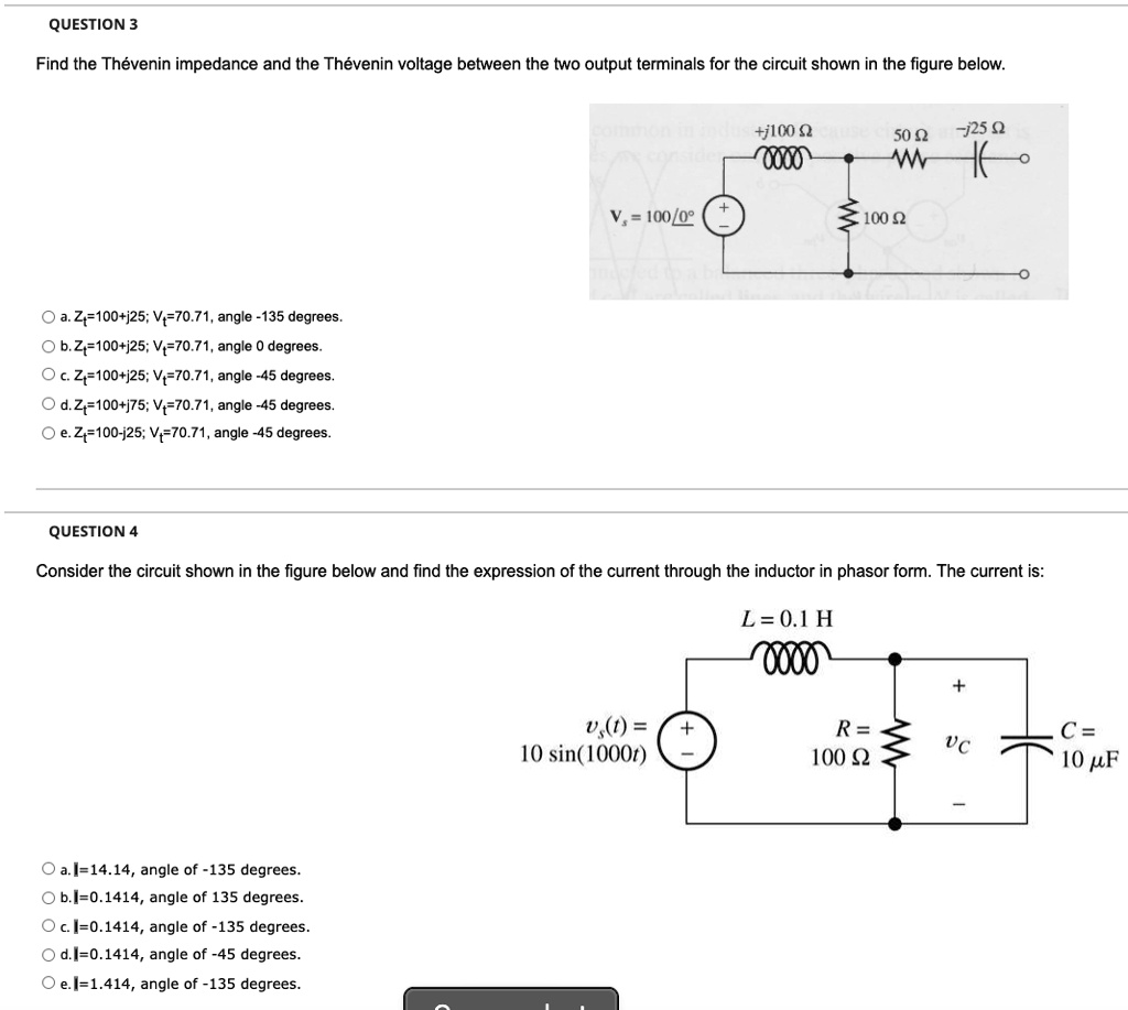 Hello there, I need help with these electrical questions. QUESTION 3 ...