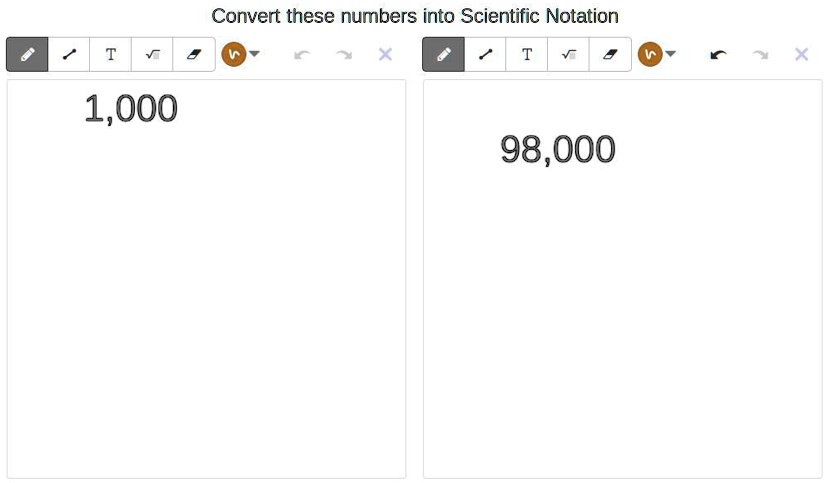 SOLVED: 'Convert these numbers into Scientific Notation Convert these numbers into Scientific ...