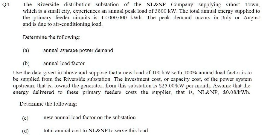 q4 the riverside distribution substation of the nlnp company supplying ...