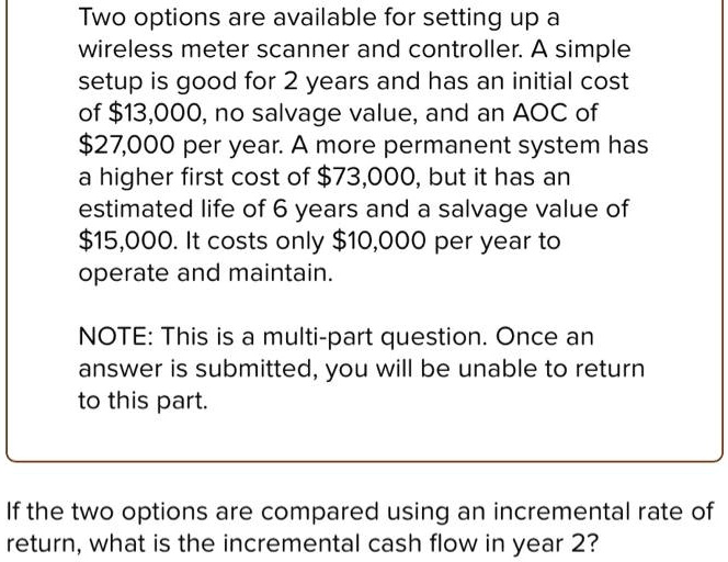 two options are available for setting up a wireless meter scanner and controllera simple setup ...