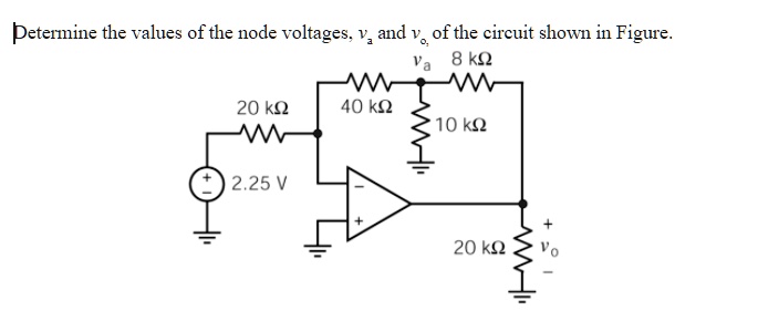 SOLVED: Determine the values of the node voltages, v1 and v2, of the circuit shown in Figure.