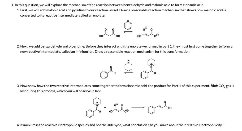 In this question, we will explore the mechanism of the reaction between ...